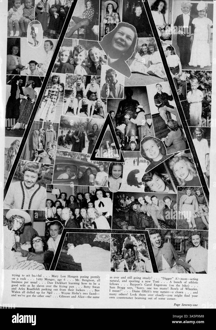 The 1949 edition of Minnehaha Academy's 'Antler' yearbook covers the school's 1948-1949 year ...