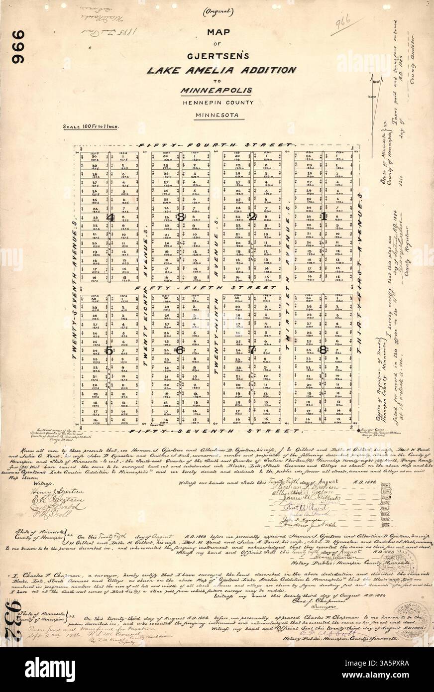 Showcasing the layout and property divisions hi-res stock photography ...