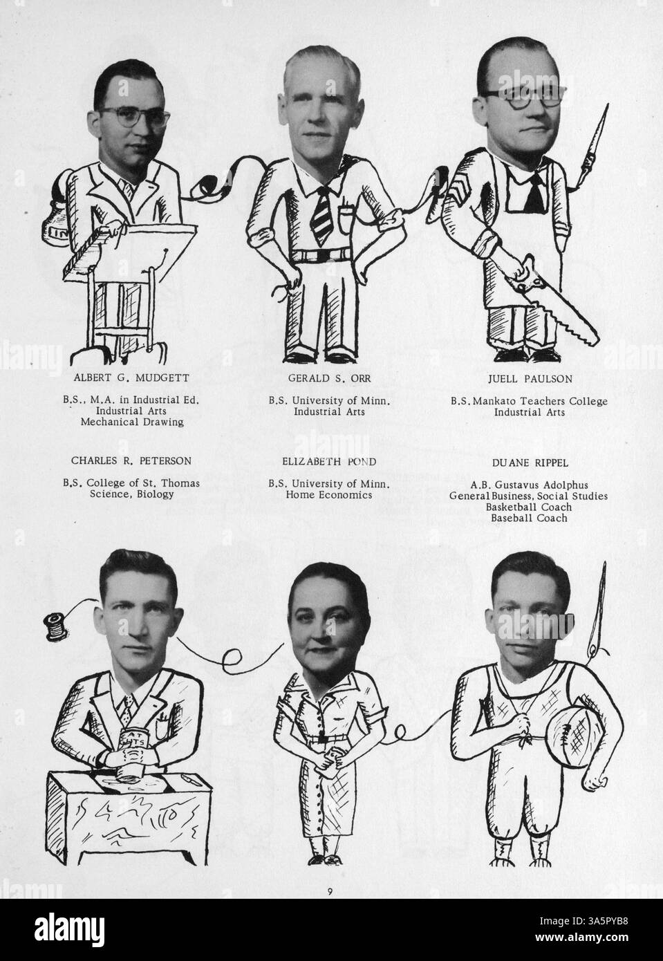 The 1952 edition of 'The Bear' Yearbook from Bloomington High School ...