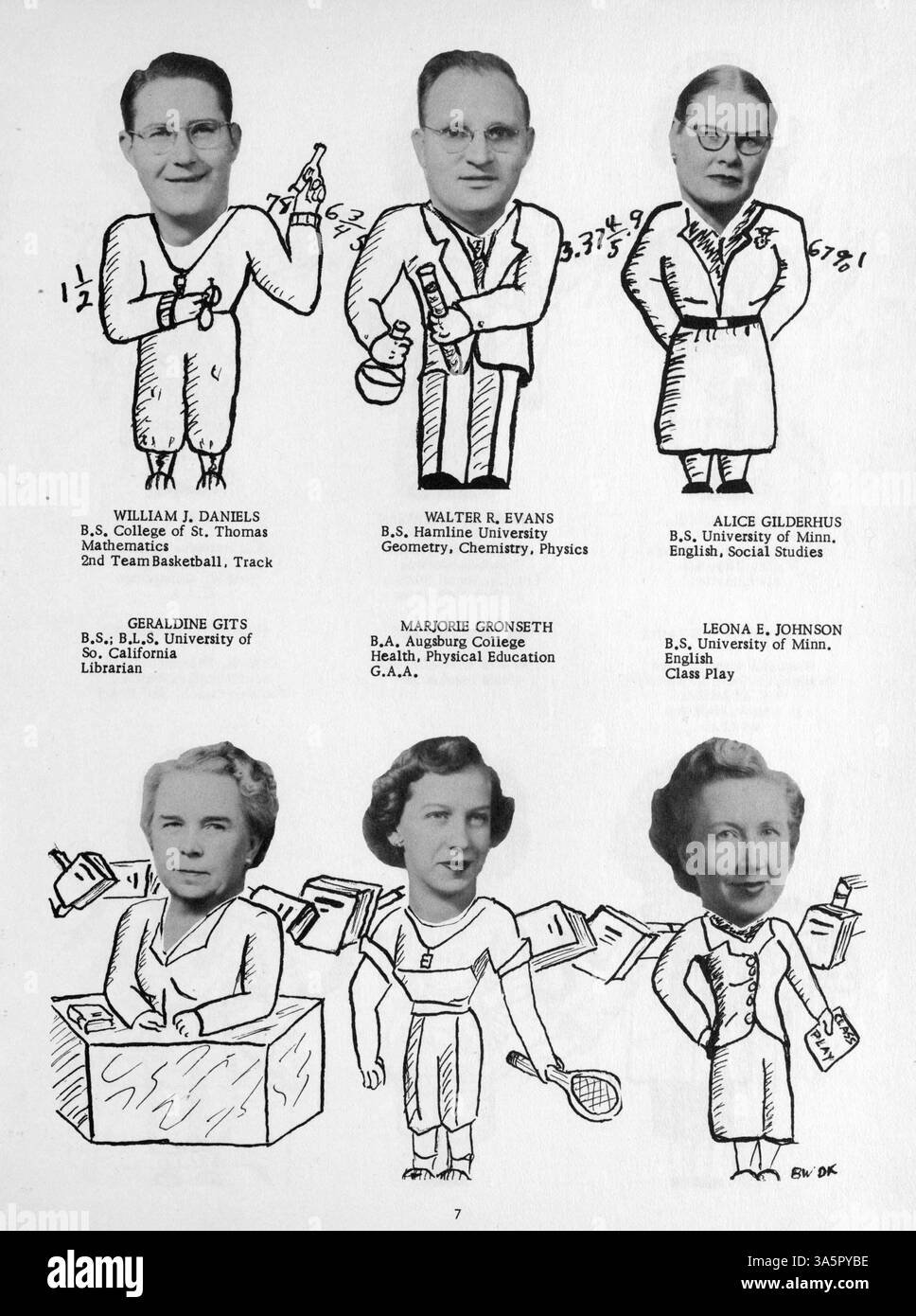 'The Bear' Yearbook from Bloomington High (1952) commemorates the ...