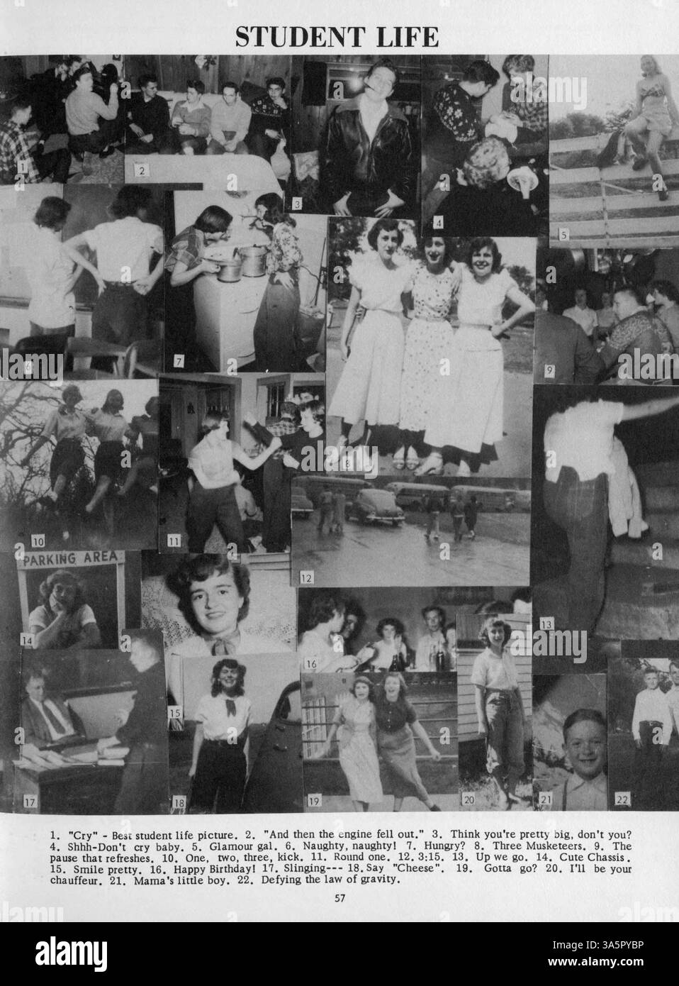 The 1952 Bloomington High Yearbook, 'The Bear,' highlights major school ...