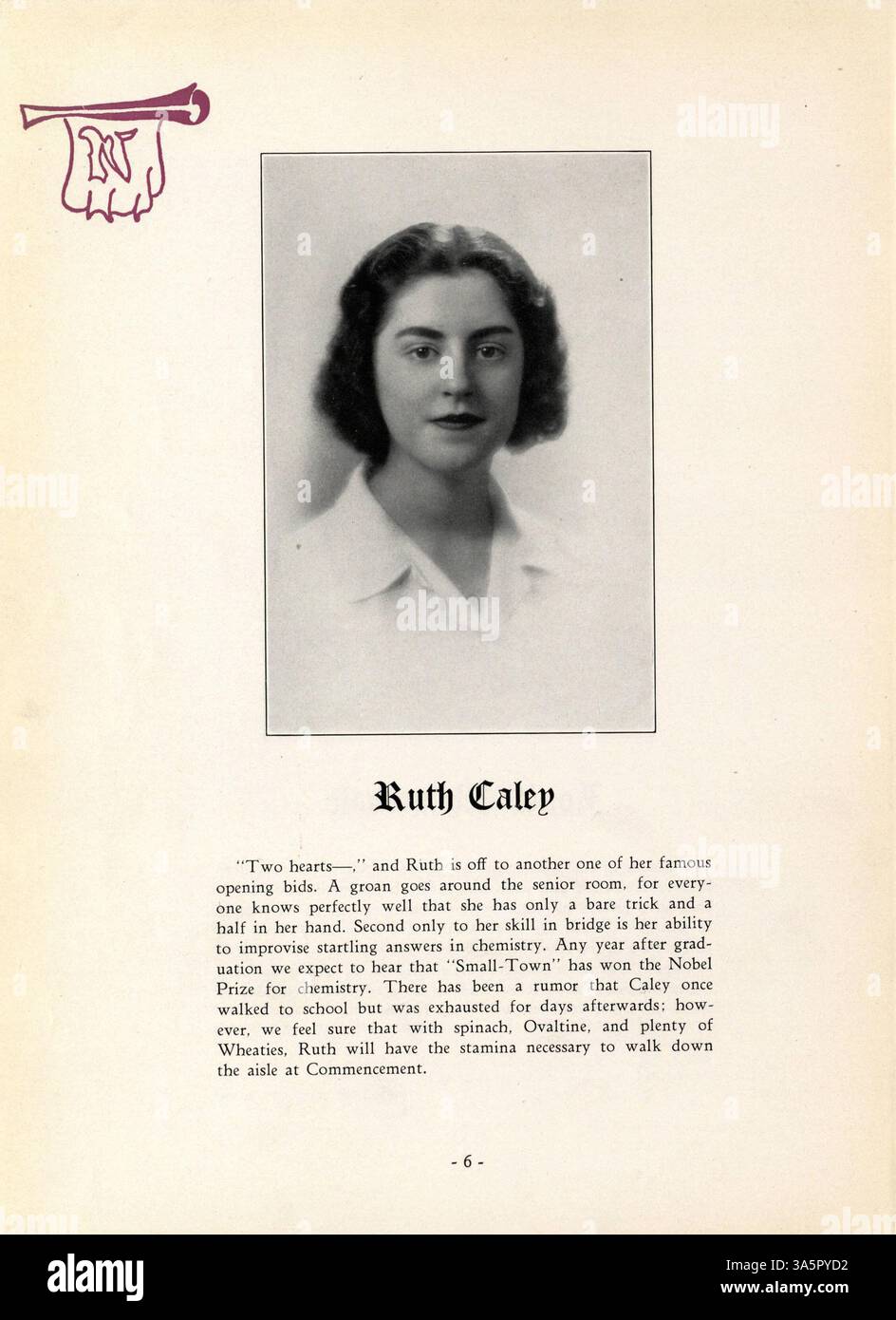 Yearbook from northrop collegiate documents the schools major events hi-res stock photography ...