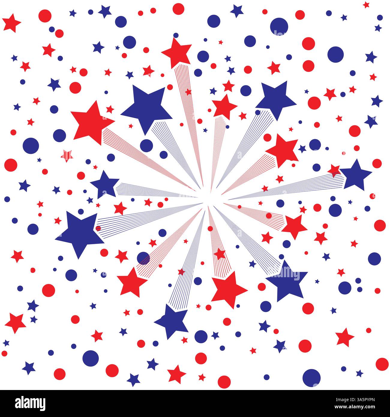 Stars fireworks background Stock Vector Image & Art - Alamy