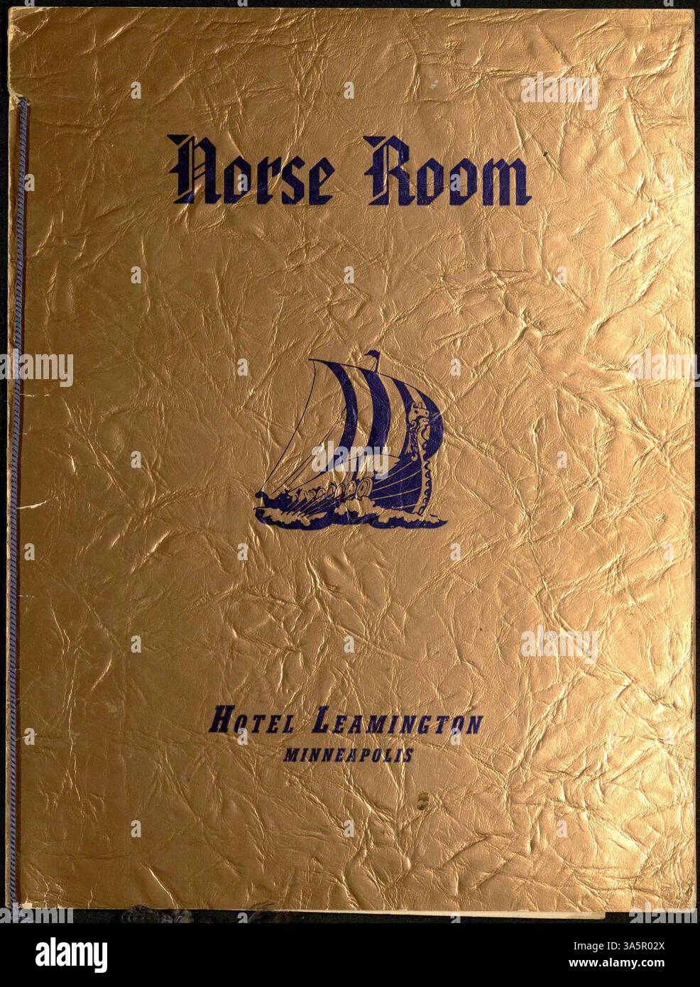 The Norse Room Menu features a Viking ship design on the cover and ...
