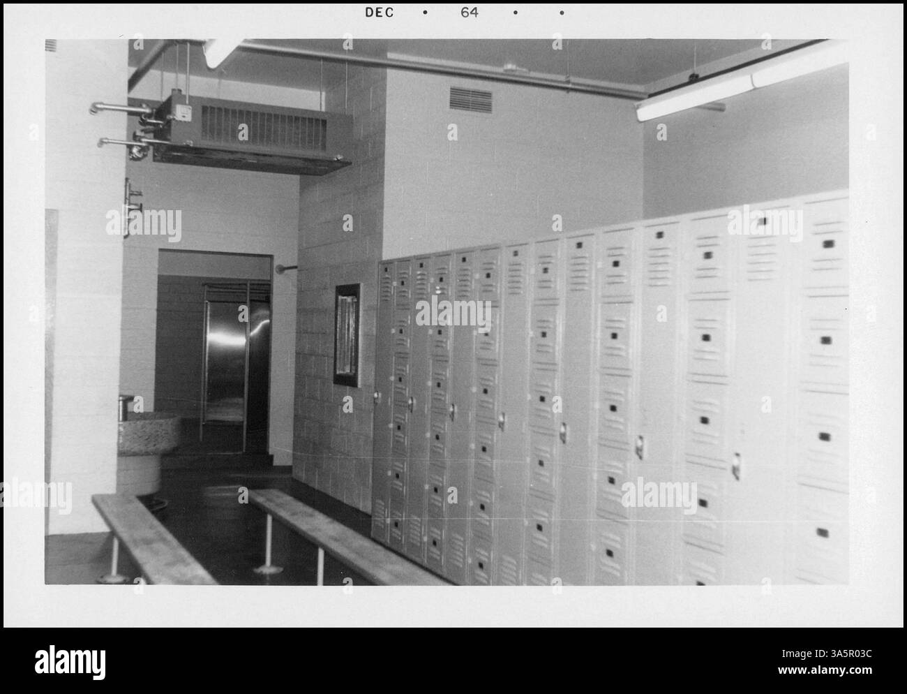 The newly constructed locker rooms at Marshall High School are shown in ...