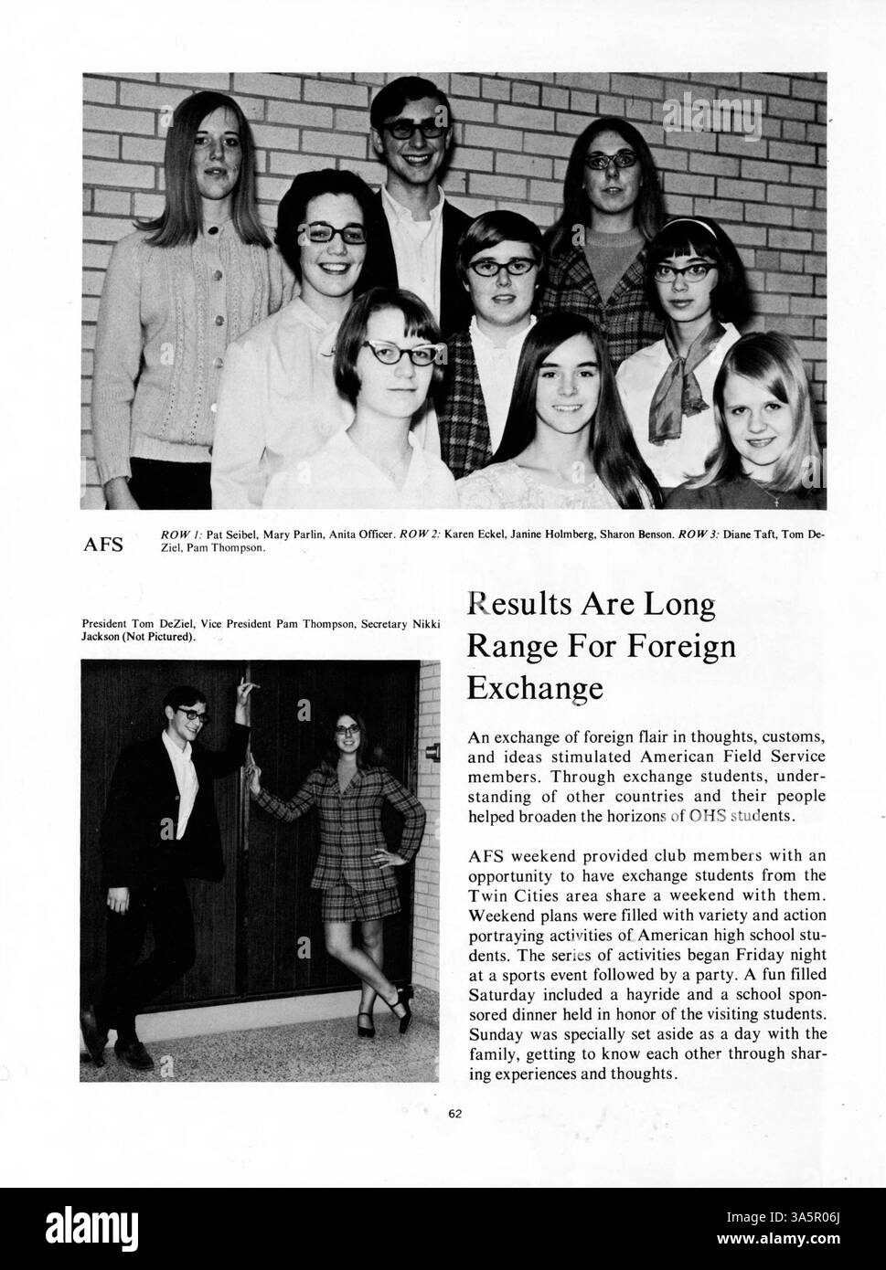 The 1969 'Oriole 69' yearbook from Osseo High features students ...