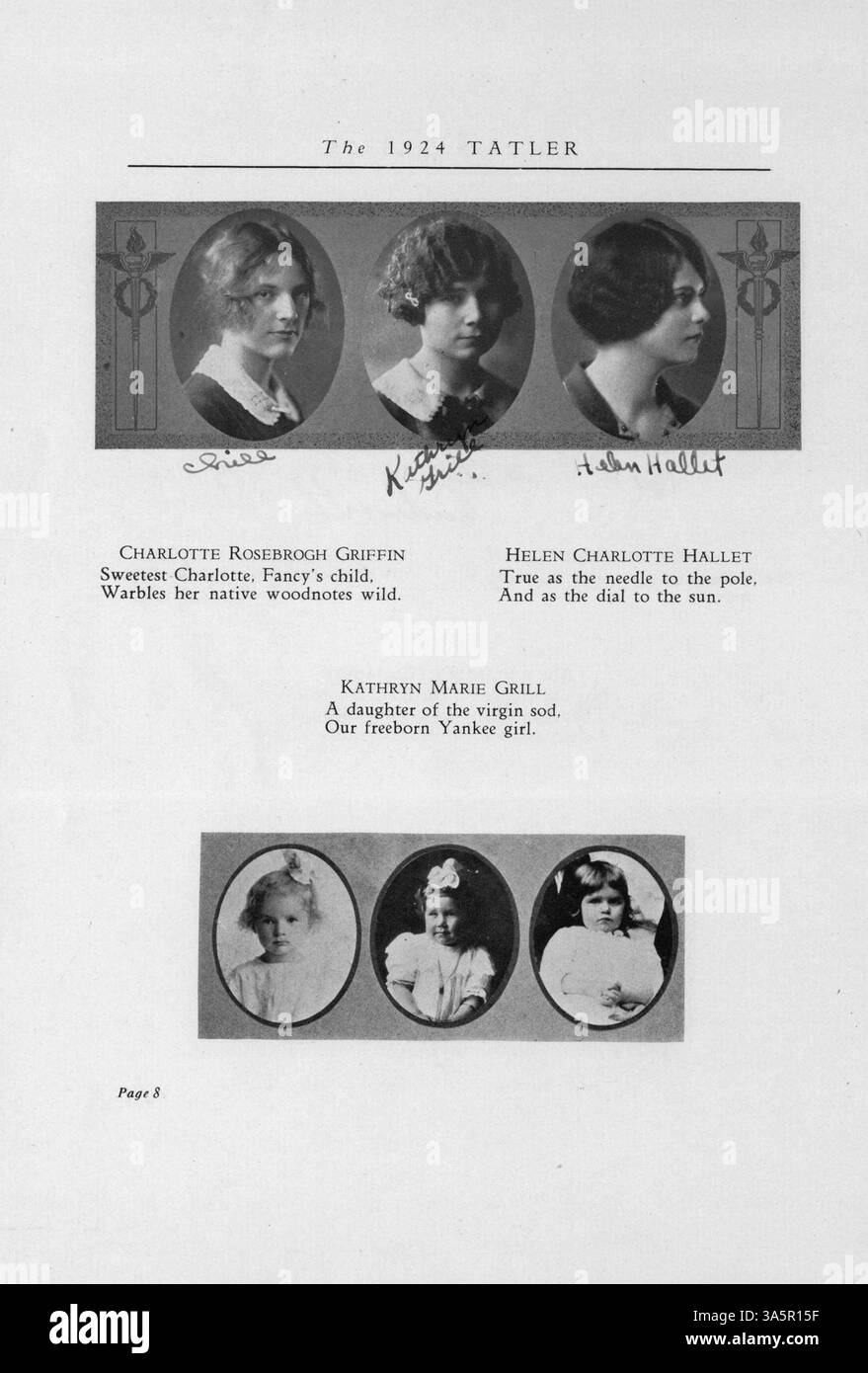 The 1924 yearbook, The Tatler, from Northrop Collegiate School, reflects on student achievements ...