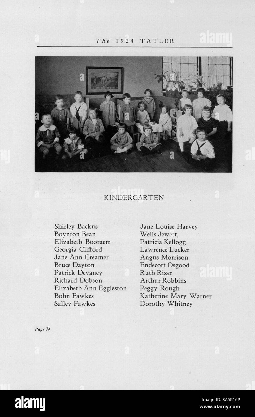 This 1924 high school yearbook highlights the social and academic life ...