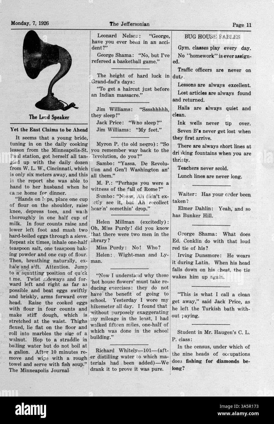 This 1926 edition of The Jeffersonian yearbook highlights students ...