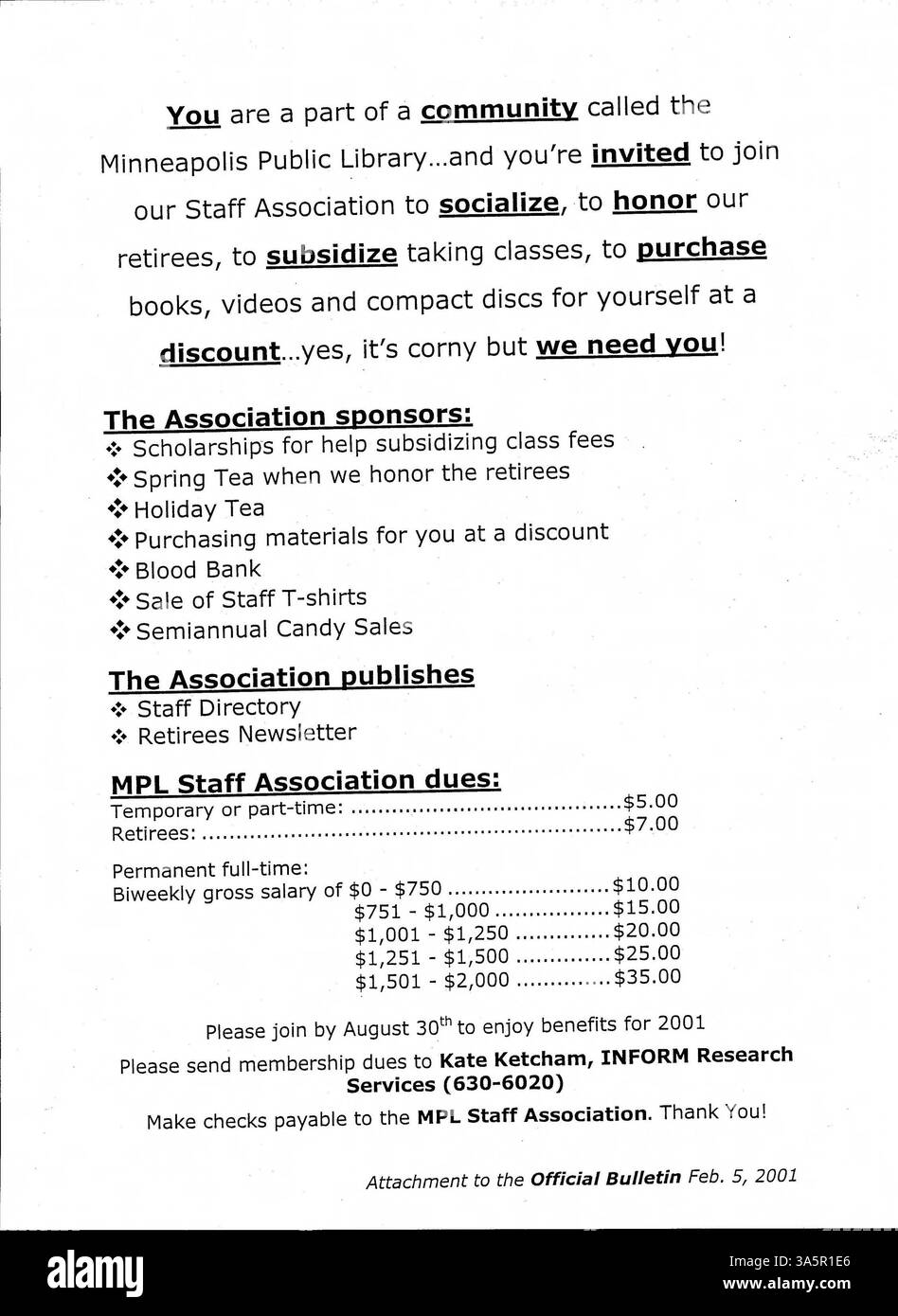The 2001 Minneapolis Public Library official bulletin shares essential ...