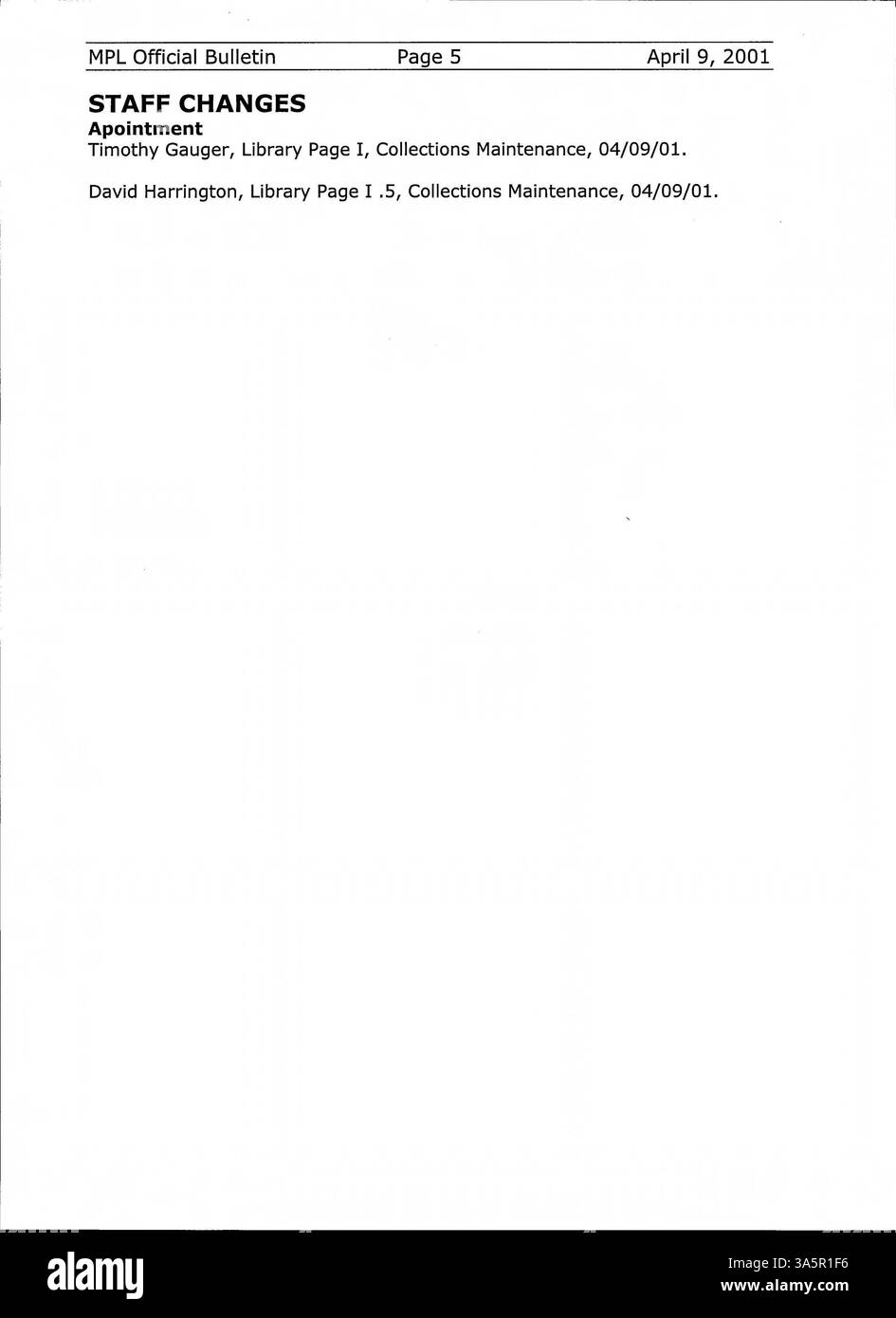 A weekly update for employees of the Minneapolis Public Library system ...