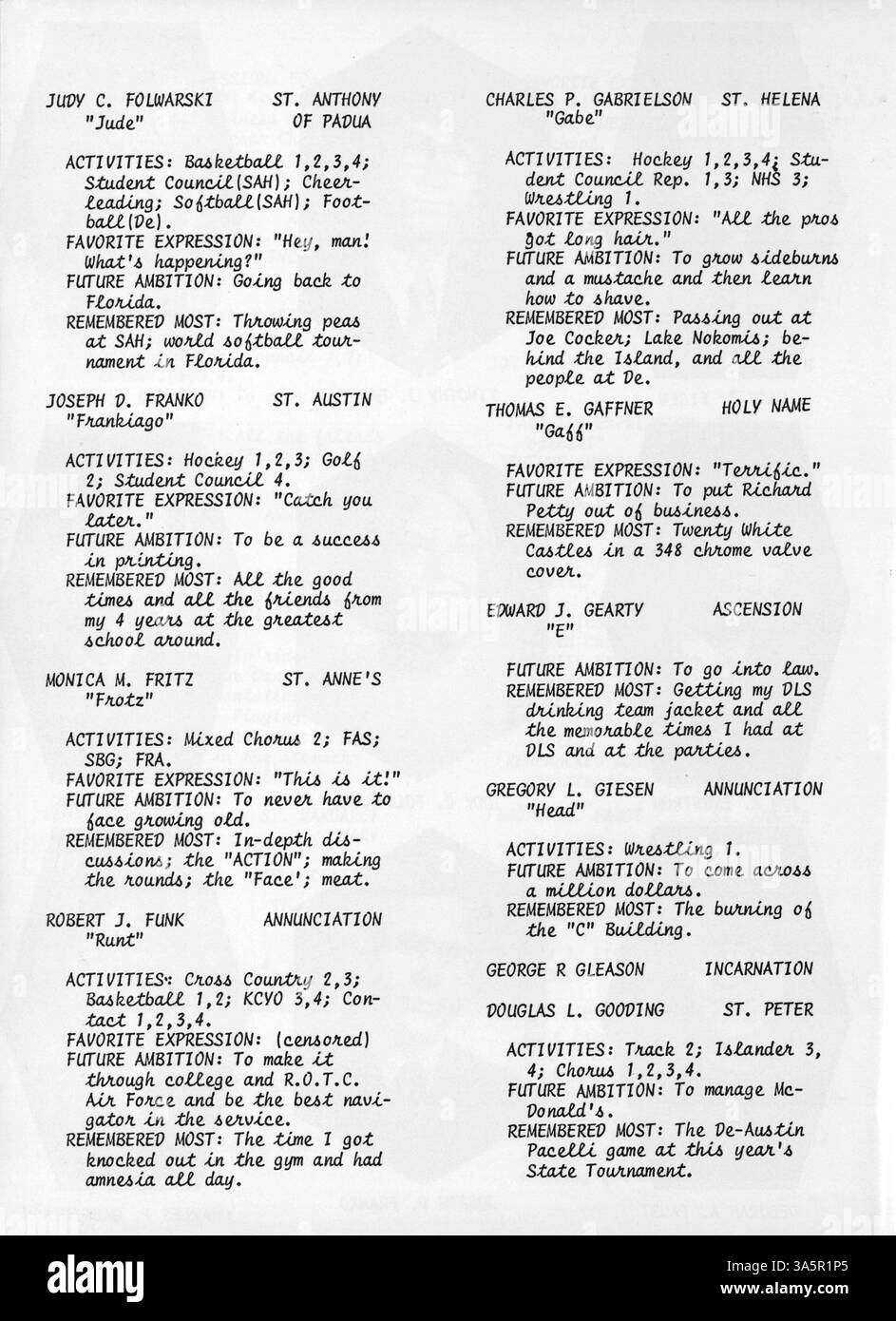 The 1972 Delta yearbook from De La Salle documents the experiences of students, teachers ...