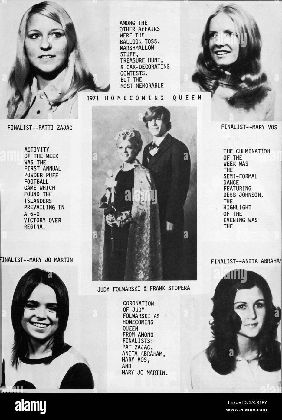 The 'Delta' yearbook of 1972 from De La Salle High School showcases key moments from the 1971 ...