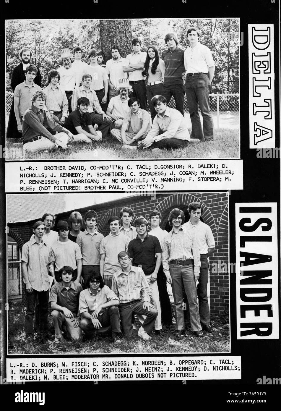 The 1972 'Delta' yearbook from De La Salle High School highlights key moments of the 1971-1972 ...