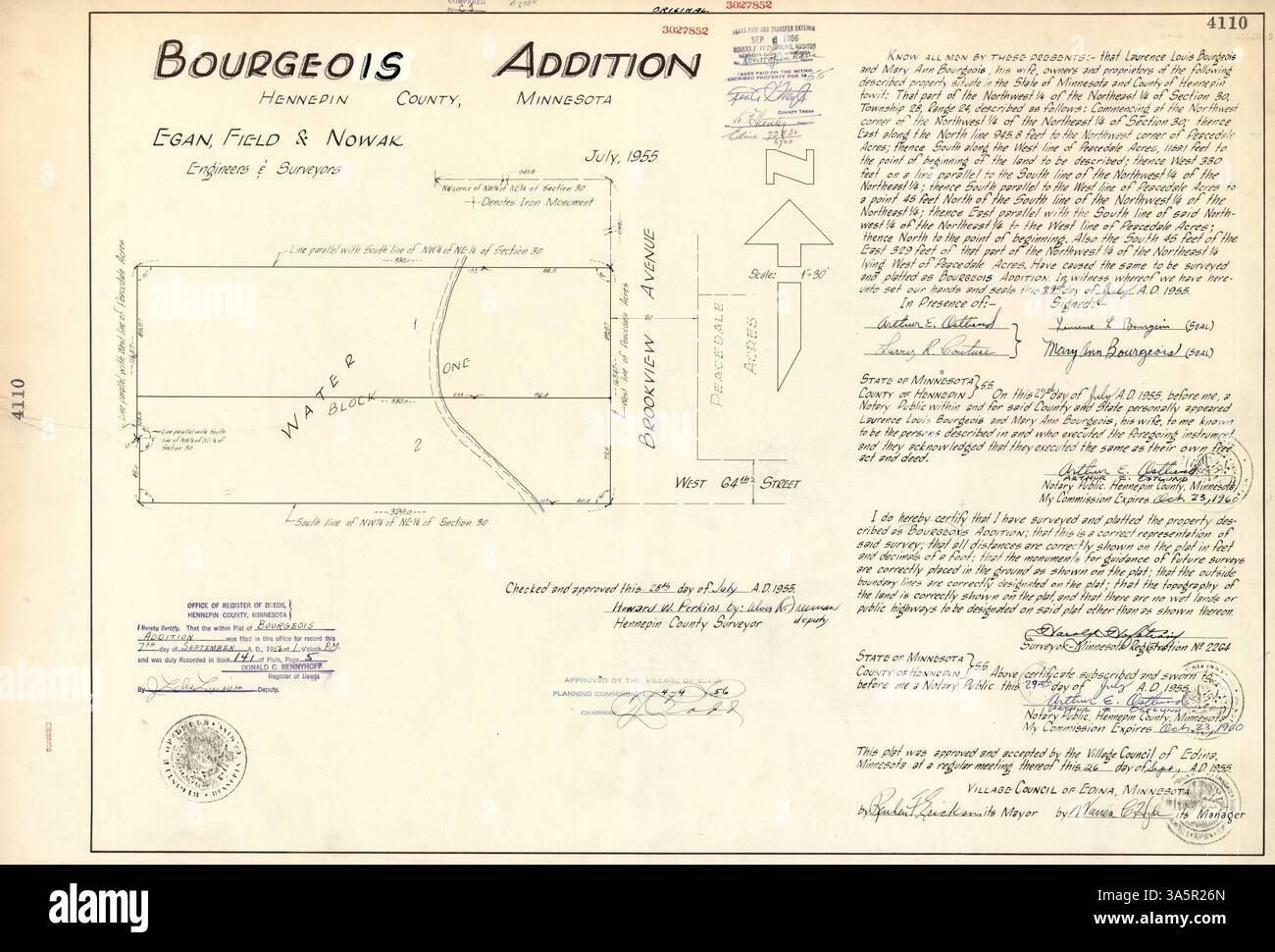 Bourgeois addition is a neighborhood development area hi-res stock ...