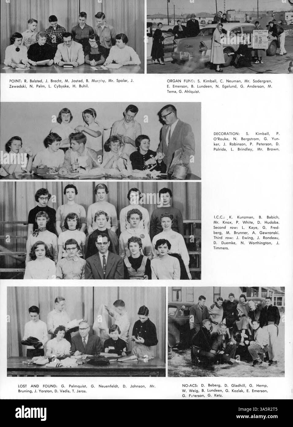 Yearbook captures key moments from edison high school hi-res stock ...