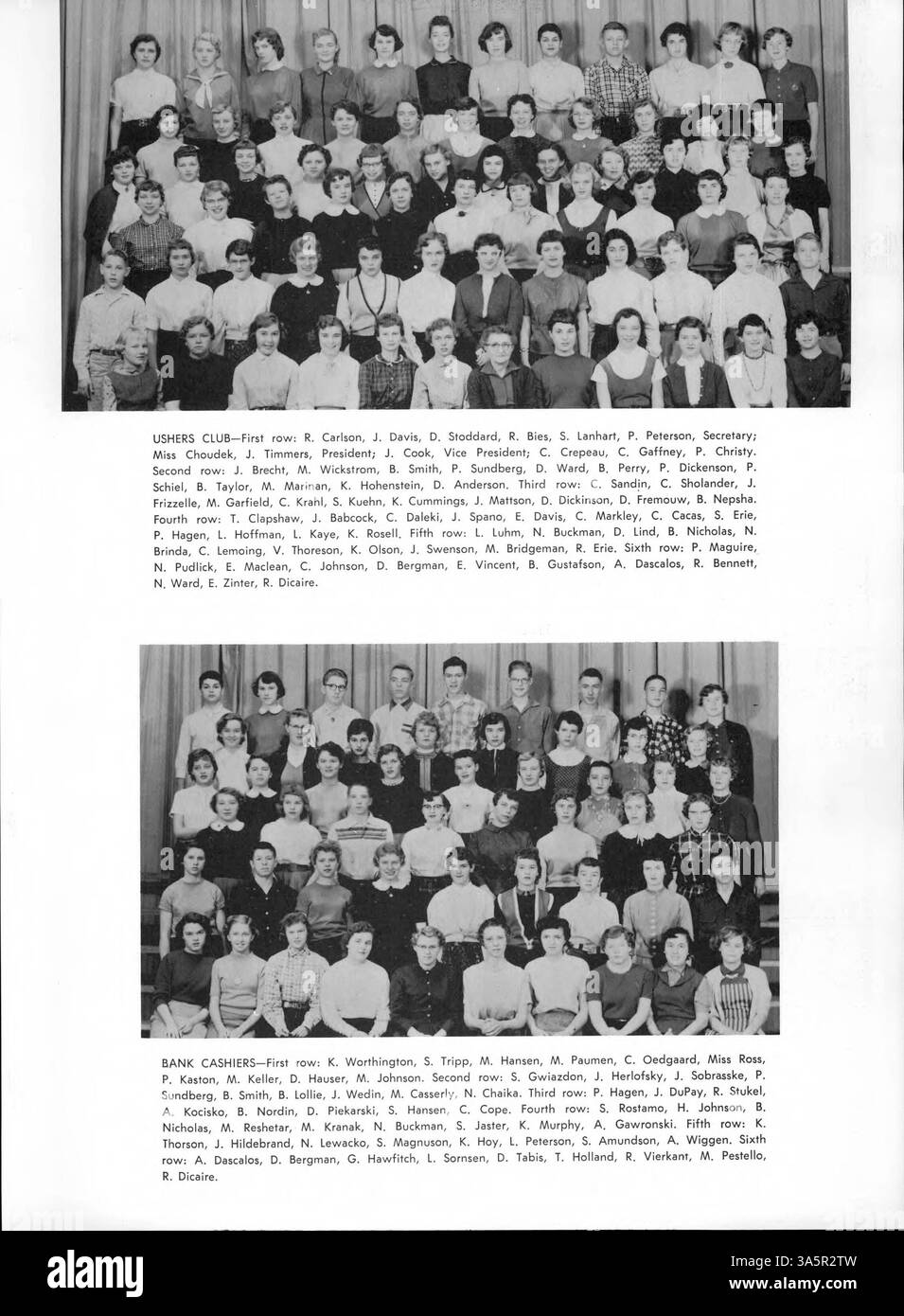 The 1956 'Wizard' yearbook from Edison High School documents the ...