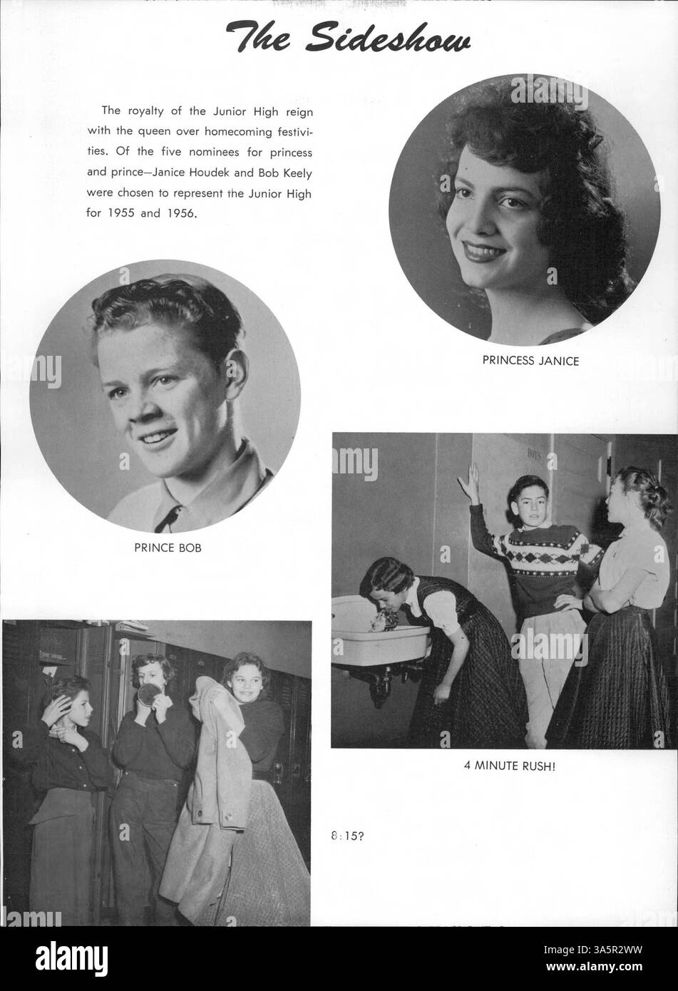 The 1956 'Wizard' yearbook from Edison High School highlights athletic ...