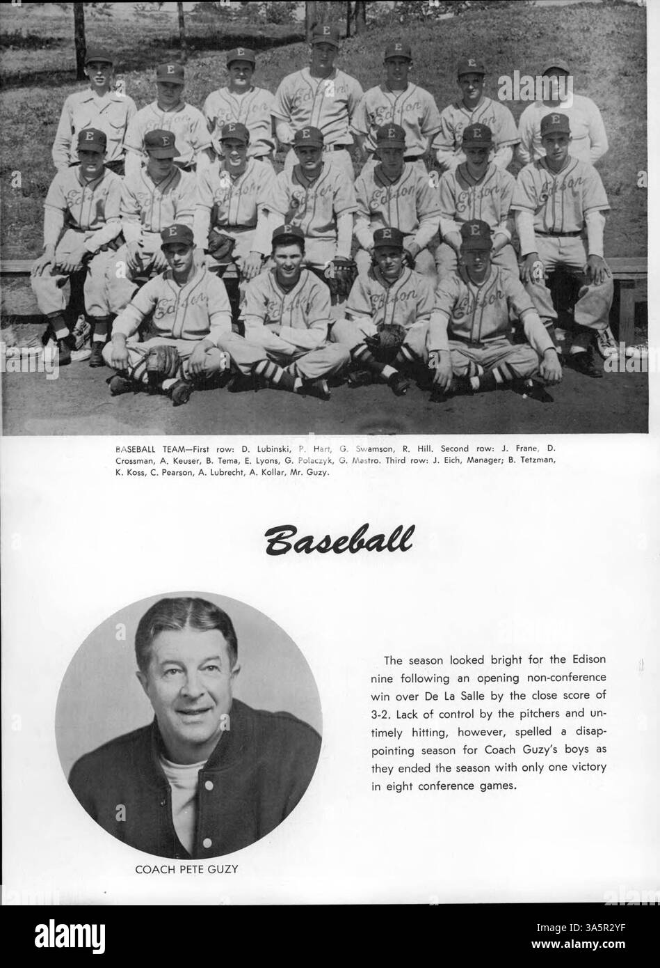 The 1956 'Wizard' yearbook from Edison High School showcases student ...