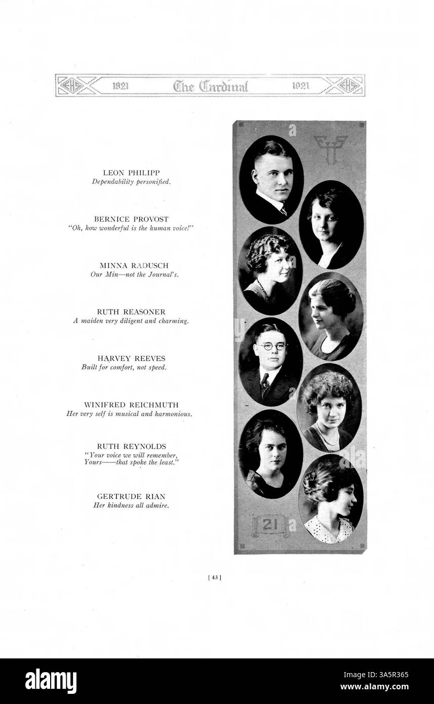 1920 1921 school year Cut Out Stock Images & Pictures - Alamy