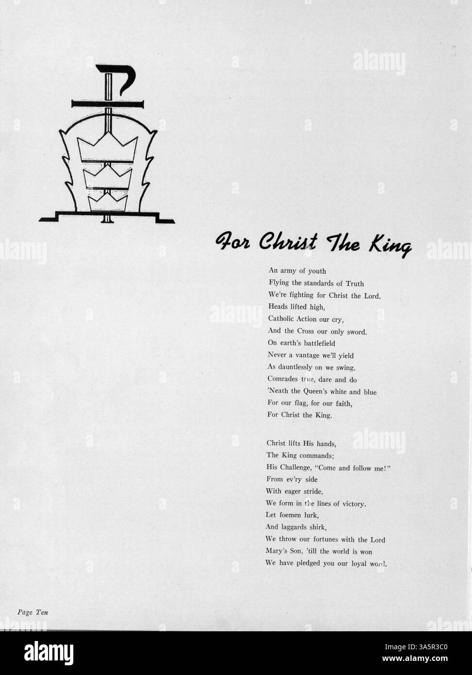 The Paduan 1947 yearbook of St. Anthony High School records the ...