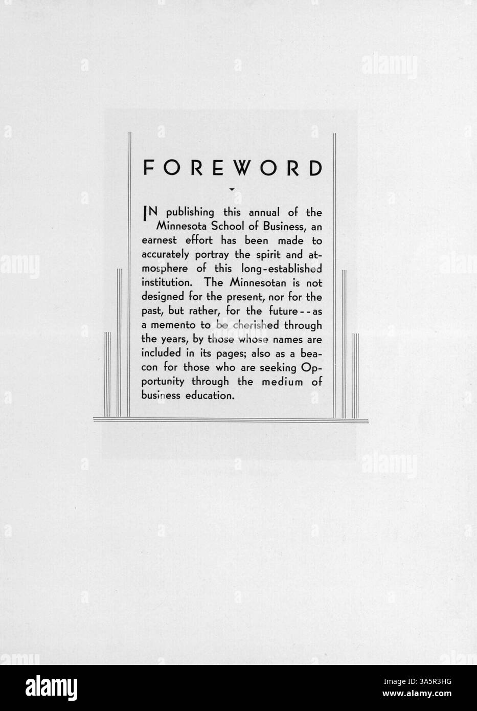 The 1933 Minnesotan yearbook from Minnesota School of Business captures ...