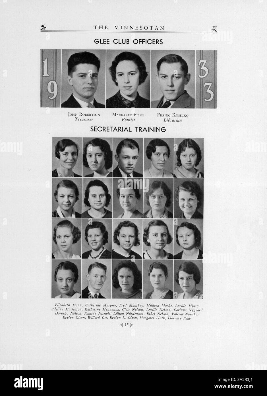 The 1933 Minnesotan yearbook from Minnesota School of Business captures ...