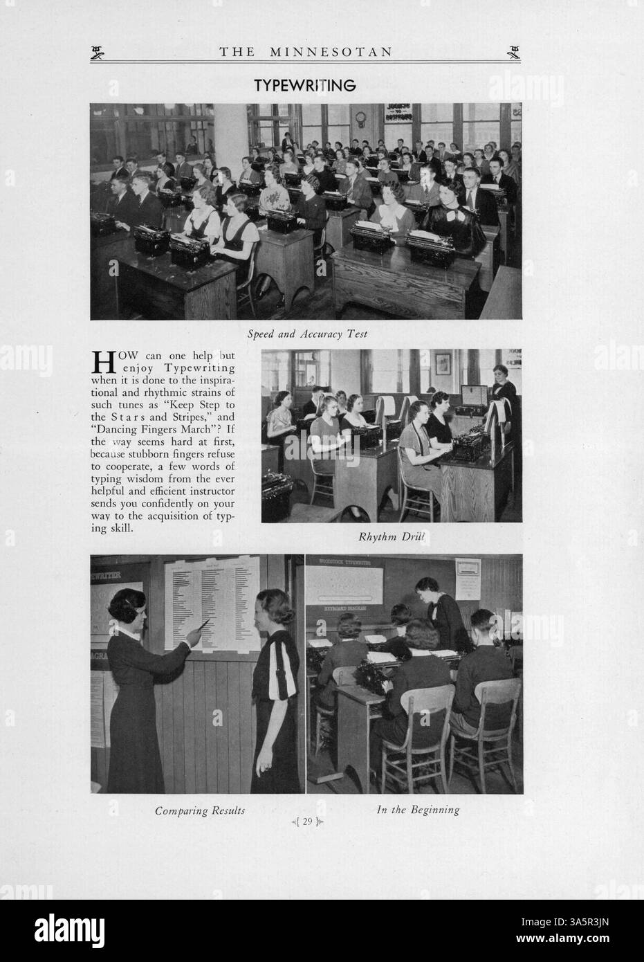 This 1933 Minnesotan yearbook from the Minnesota School of Business ...