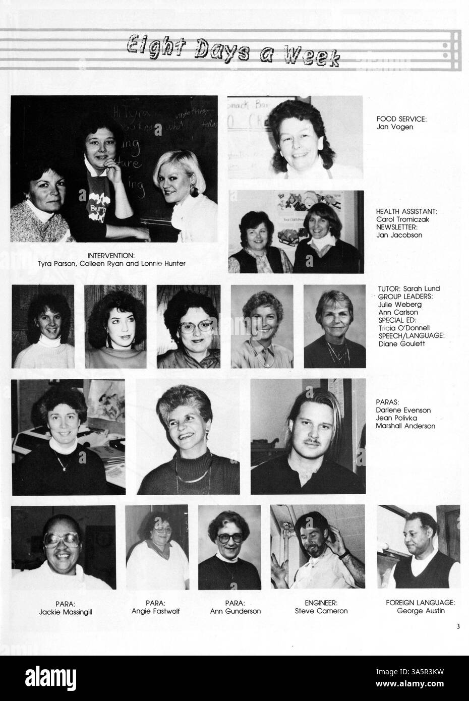 The 1988 Clara Barton Open School yearbook reflects on the students ...