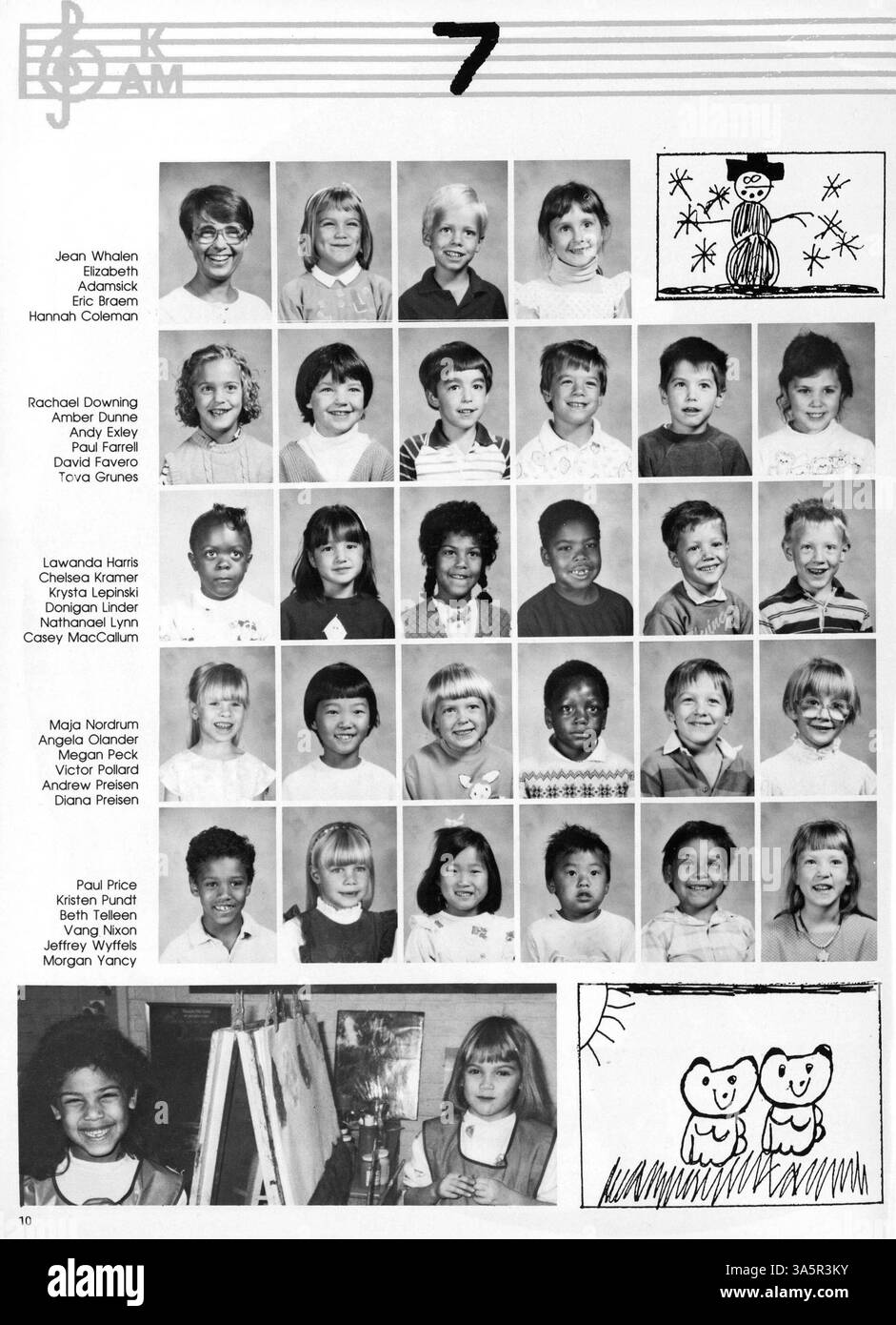 The 1988 yearbook of Clara Barton Open School records the experiences ...