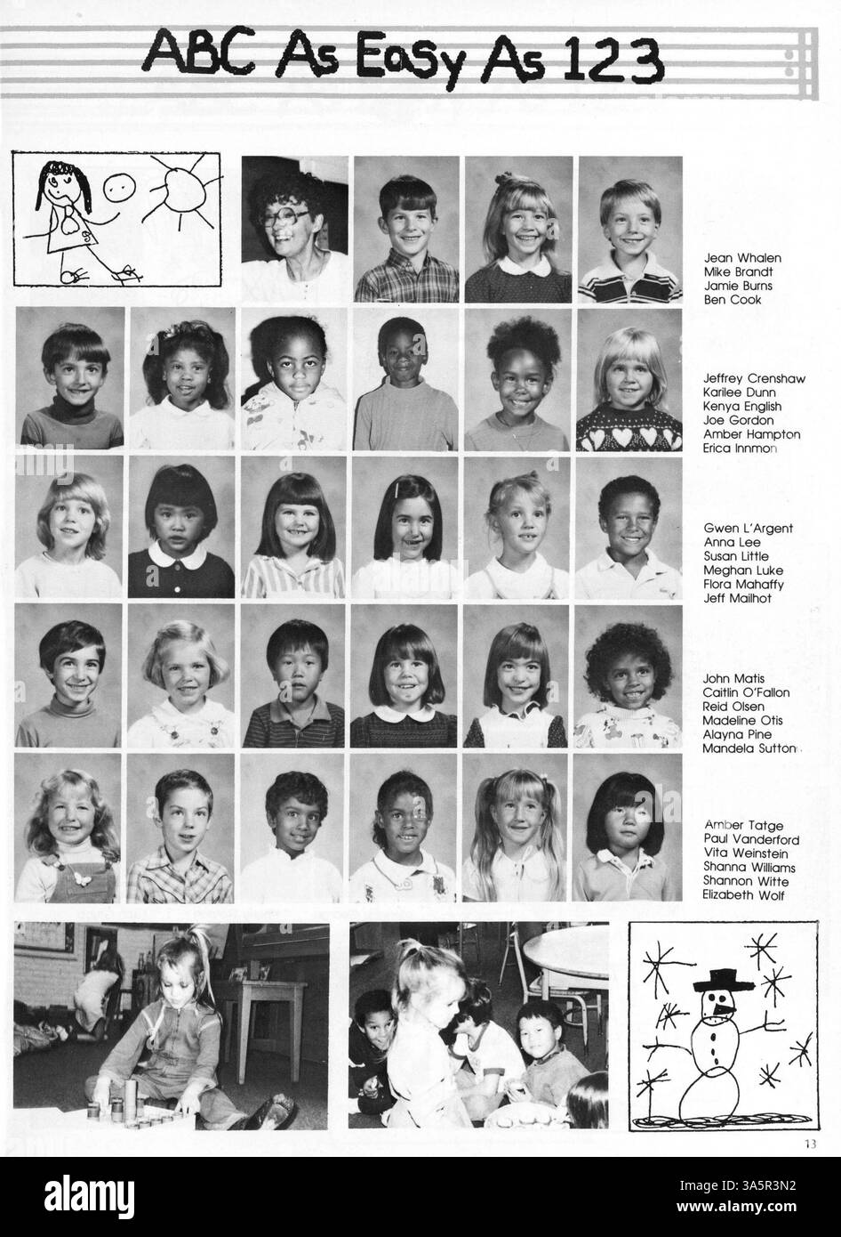 The 1988 Clara Barton Open School yearbook highlights students ...