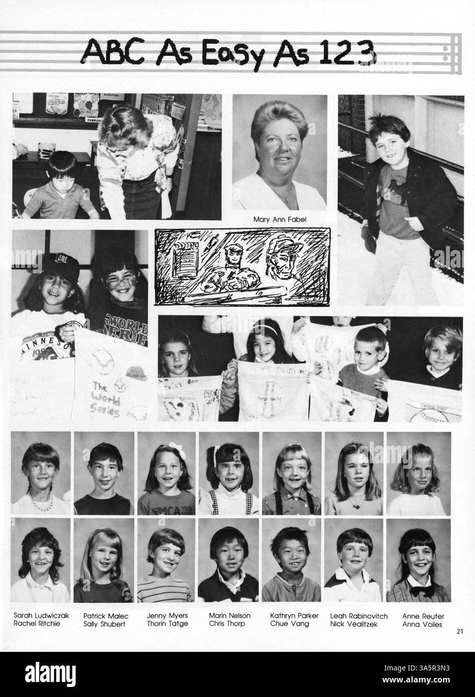 This 1988 yearbook from Clara Barton Open School documents the school ...