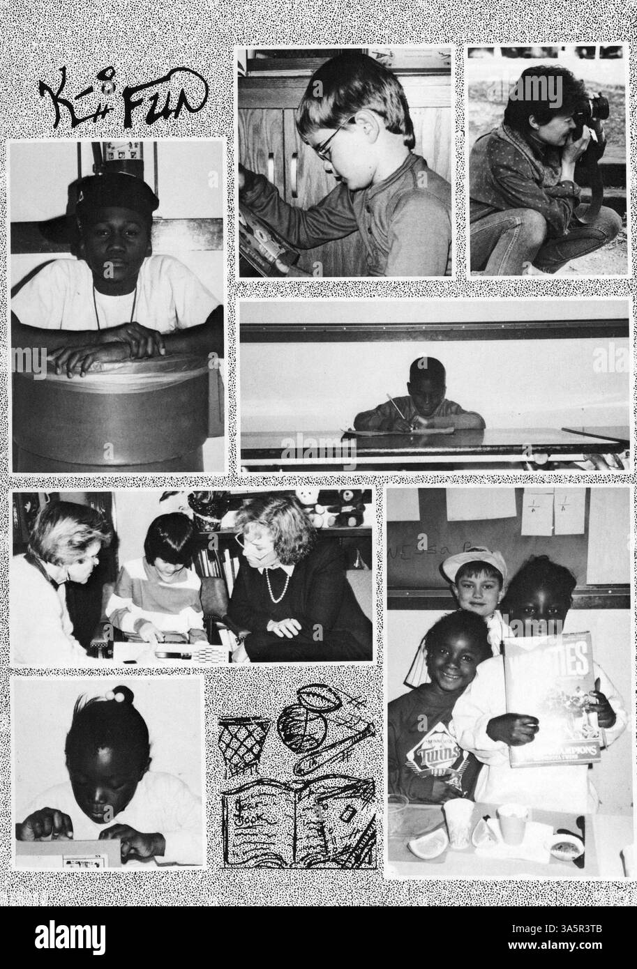 The 1988 yearbook from Clara Barton Open School highlights student ...