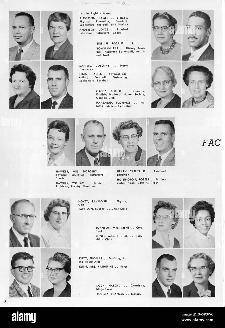 The 1961 centralian yearbook highlights the key school events hi-res stock photography and ...