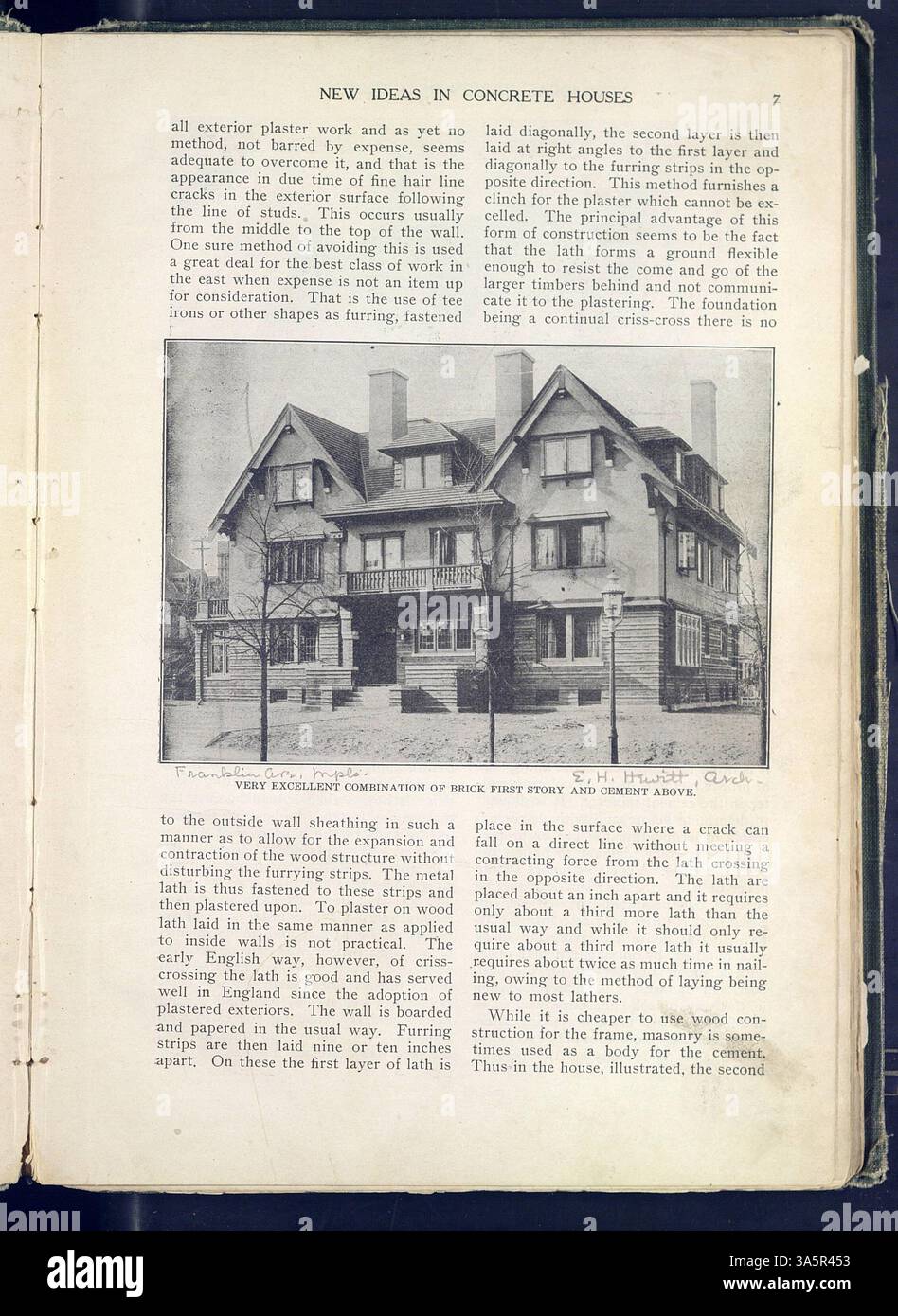 Illustrating the architectural trends of the 1910s in residential ...