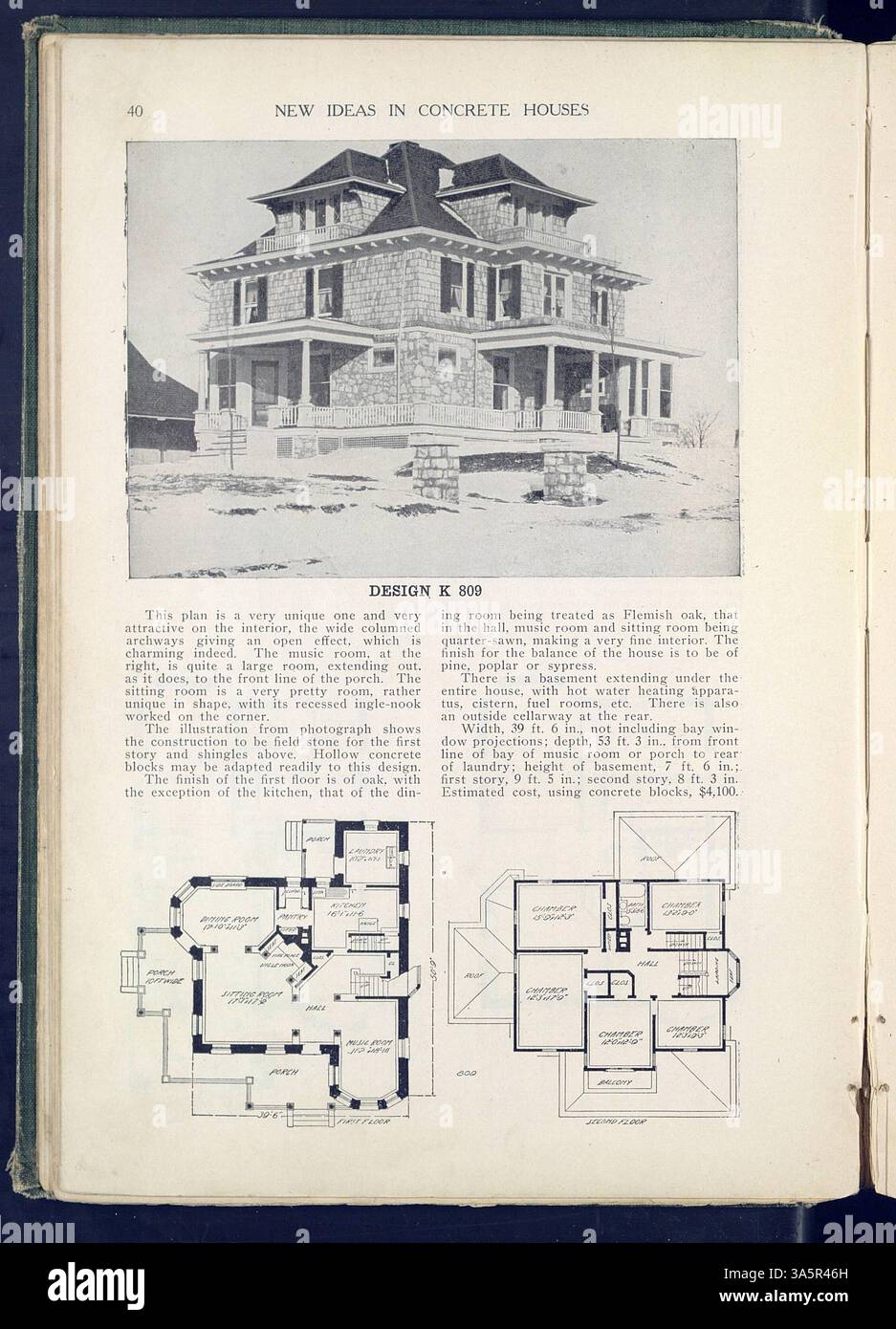 Max L. Keith’s 1910 collection includes 100 house designs with floor ...