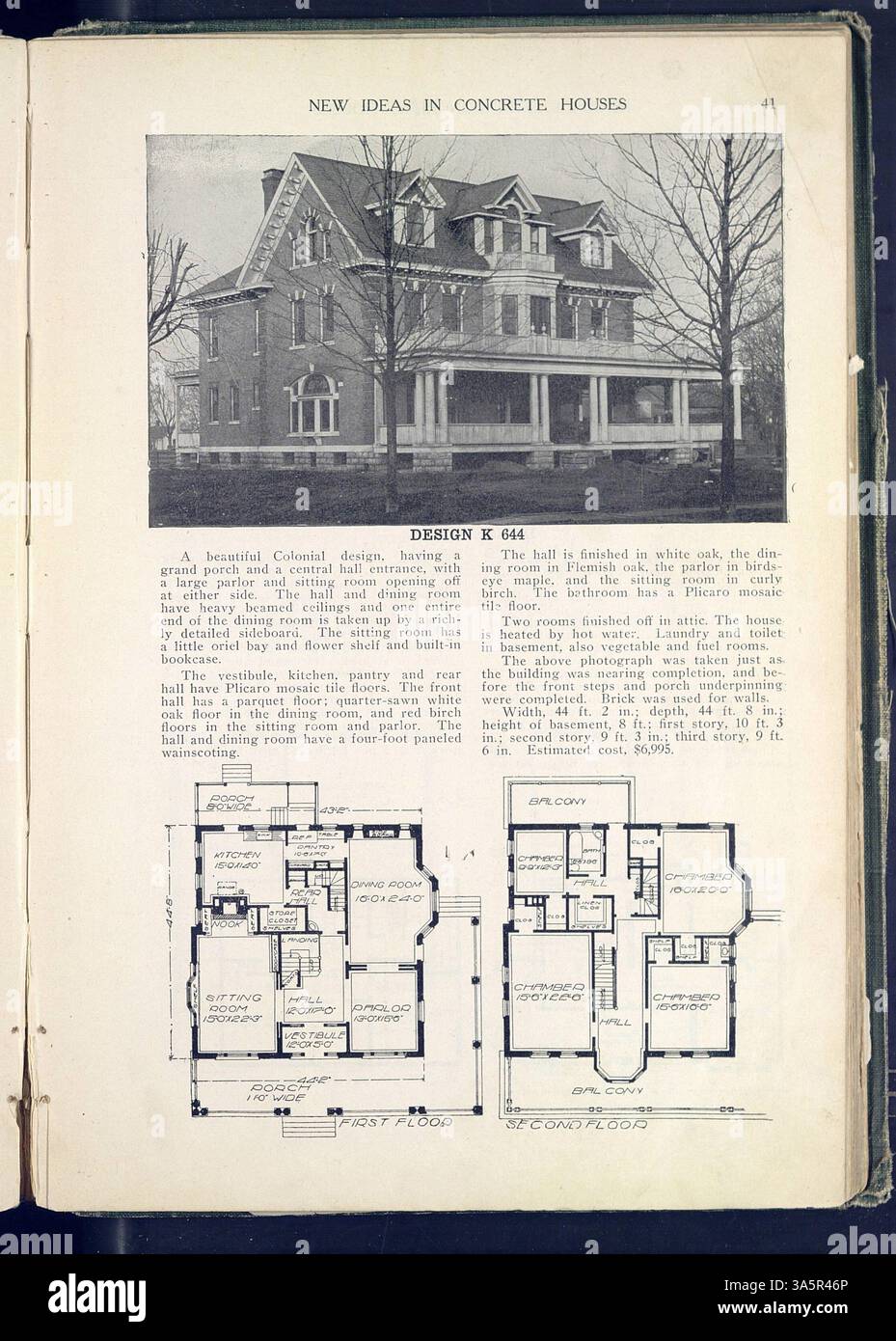 This 1910 collection by Max L. Keith features 100 house designs with ...