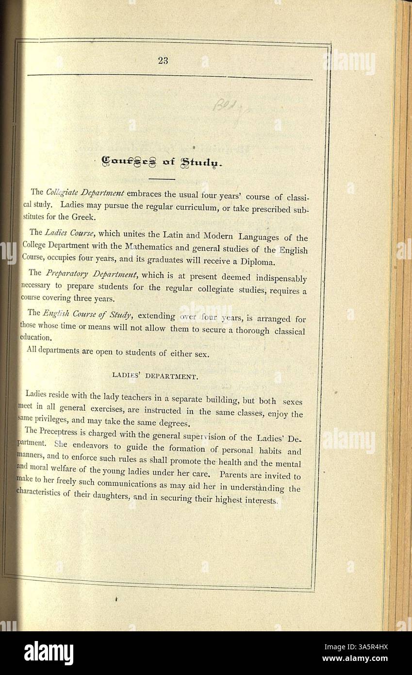 The 1873-1874 catalog for Carleton College offers a detailed look at ...