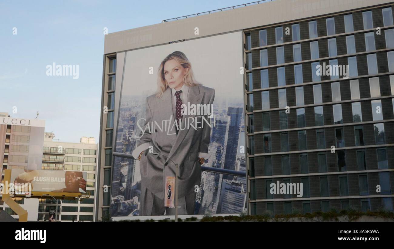 Los Angeles, California, USA 22nd March 2025 Michelle Pfeiffer YSL ...