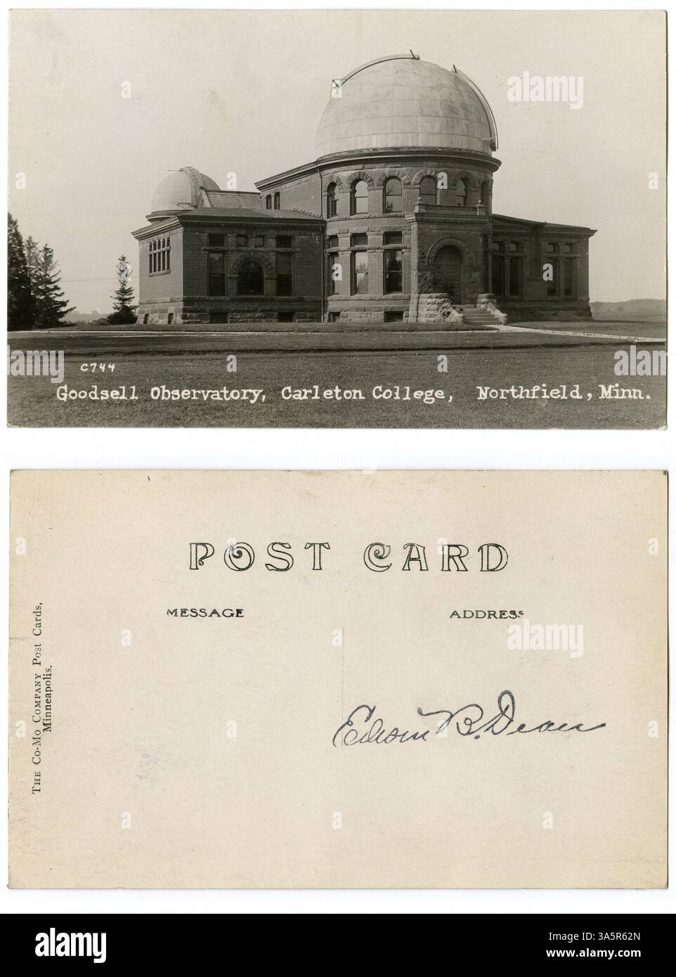 The Goodsell Observatory at Carleton College is shown in this exterior ...