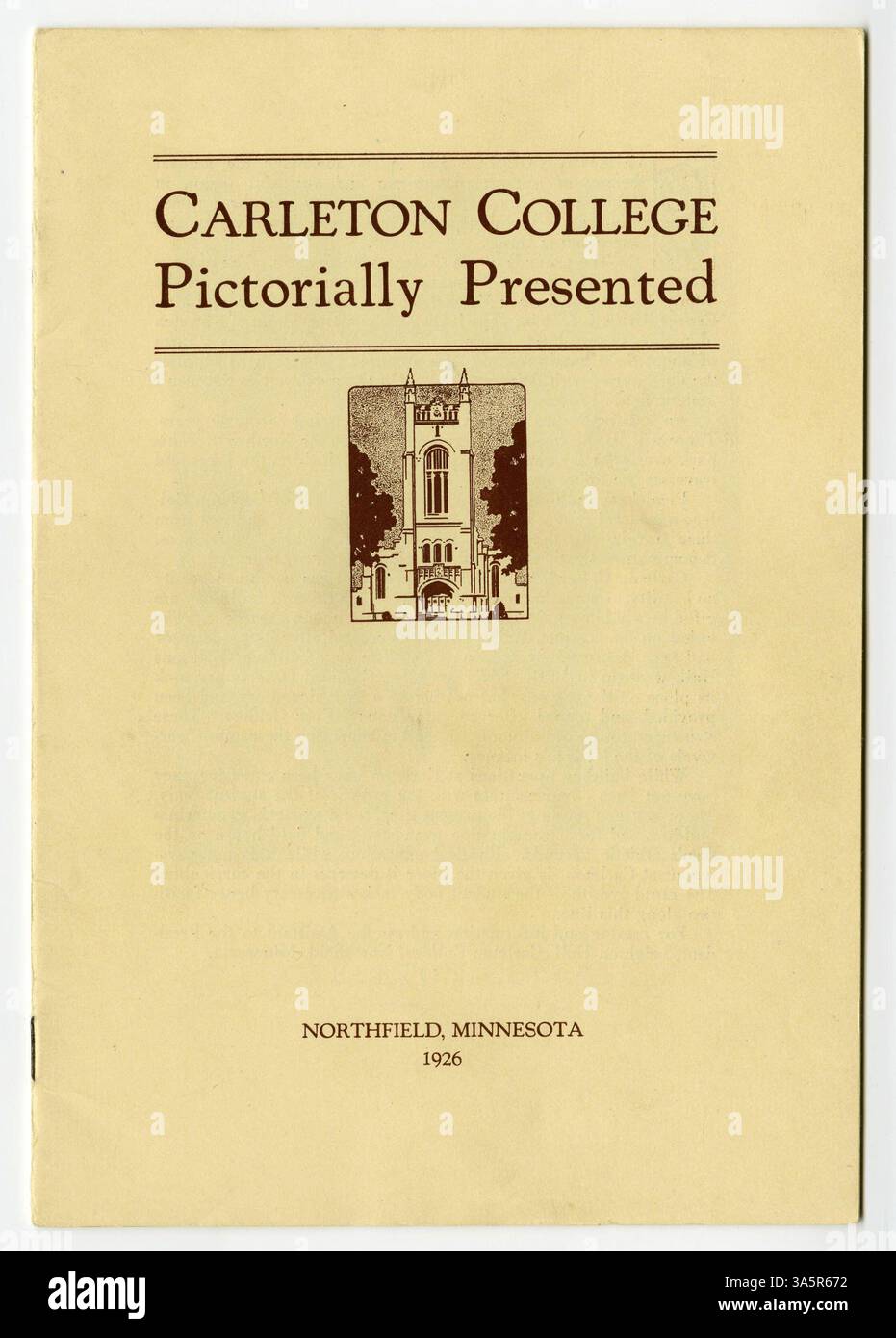 The 1926 carleton college viewbook provided a detailed introduct hi-res ...