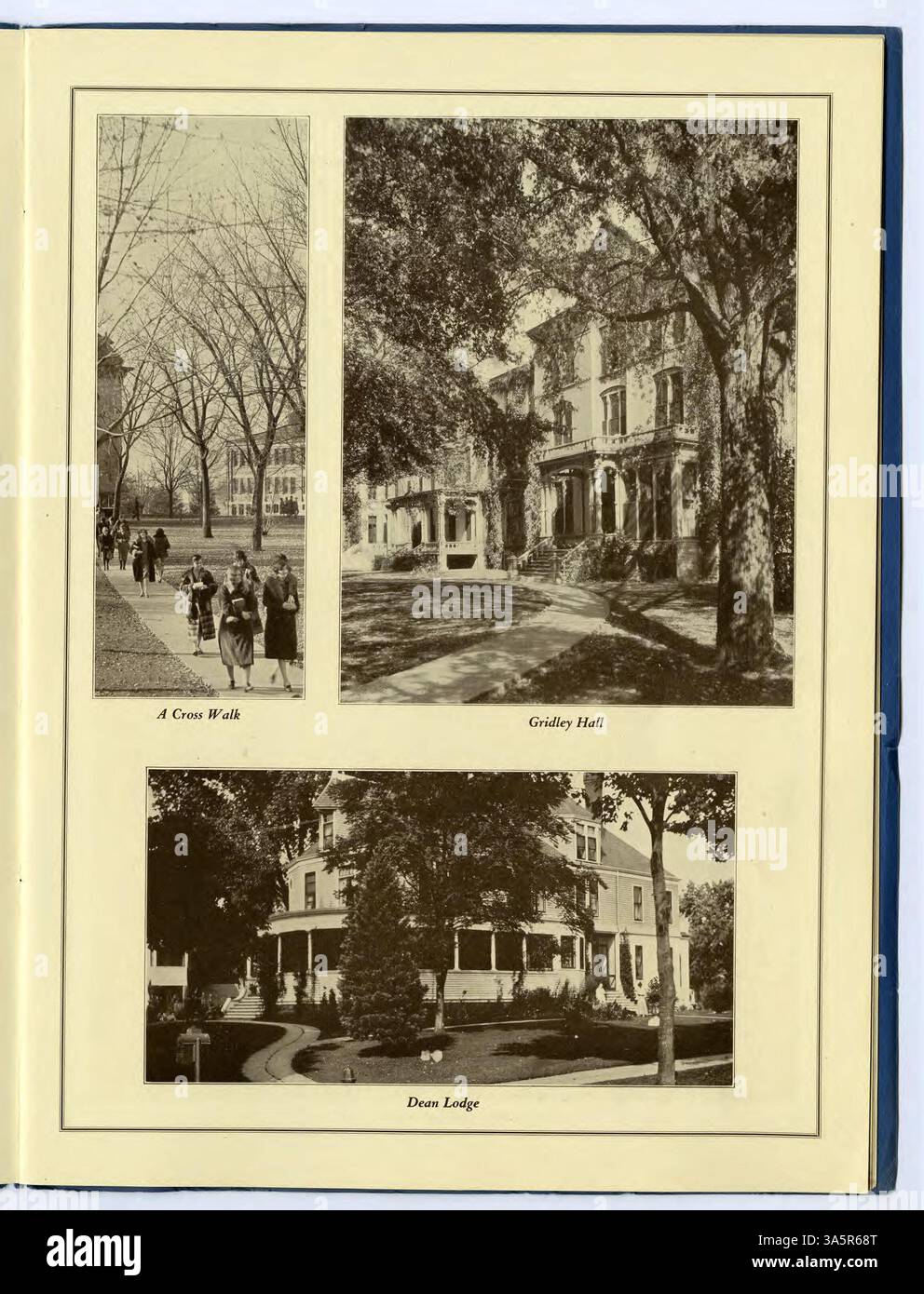 New dormitories such as burton hall and evans hall hi-res stock ...