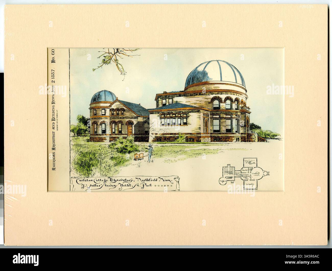 A color version of the architectural rendering of the Goodsell ...