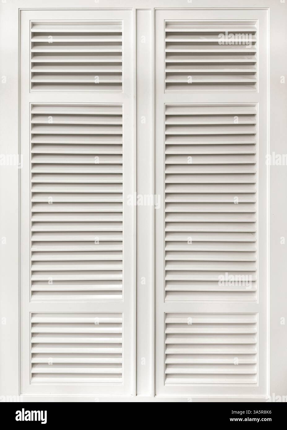 Heritage or Colonial louver window shutter or jalousie window in white ...