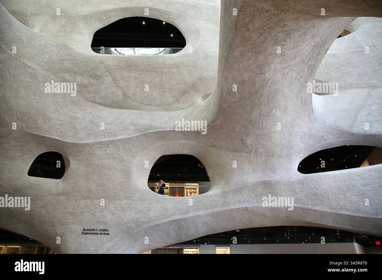 The main hall of the Gilder Center in Manhattan, New York, USA ...