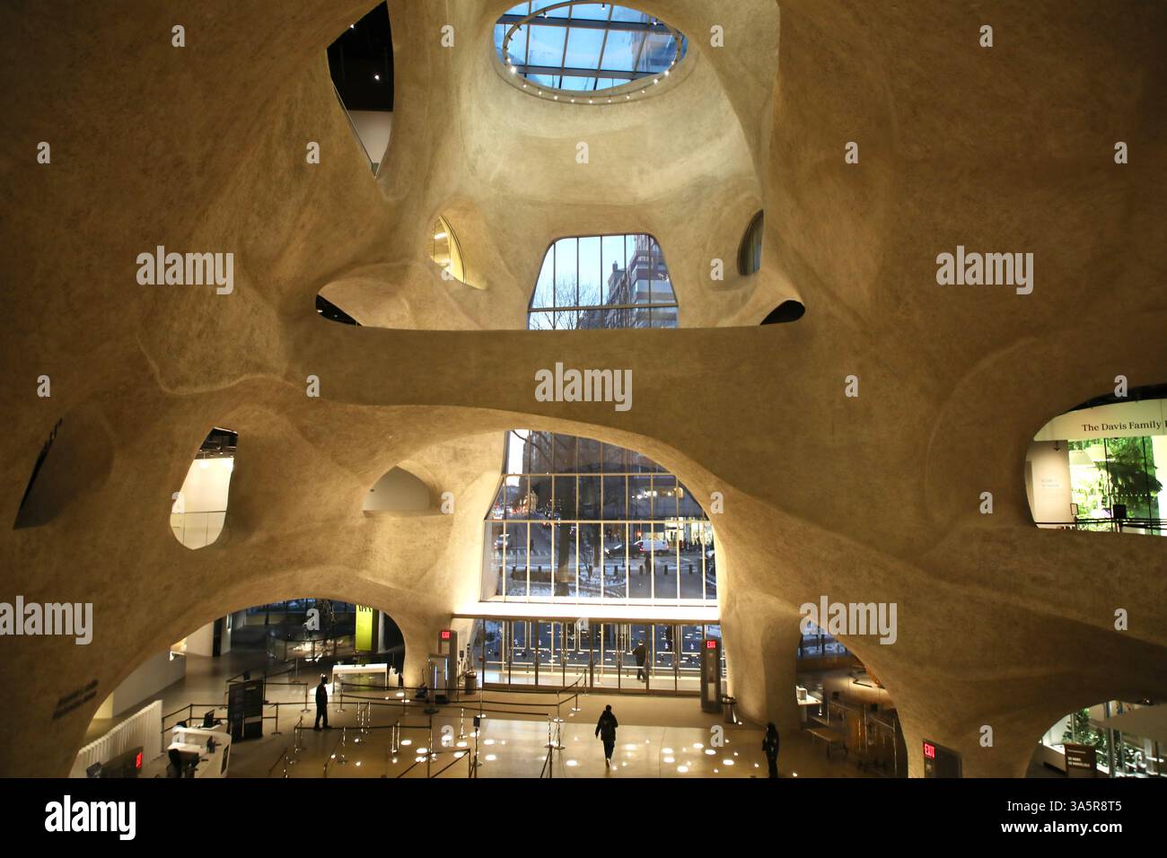The main hall of the Gilder Center in Manhattan, New York, USA ...
