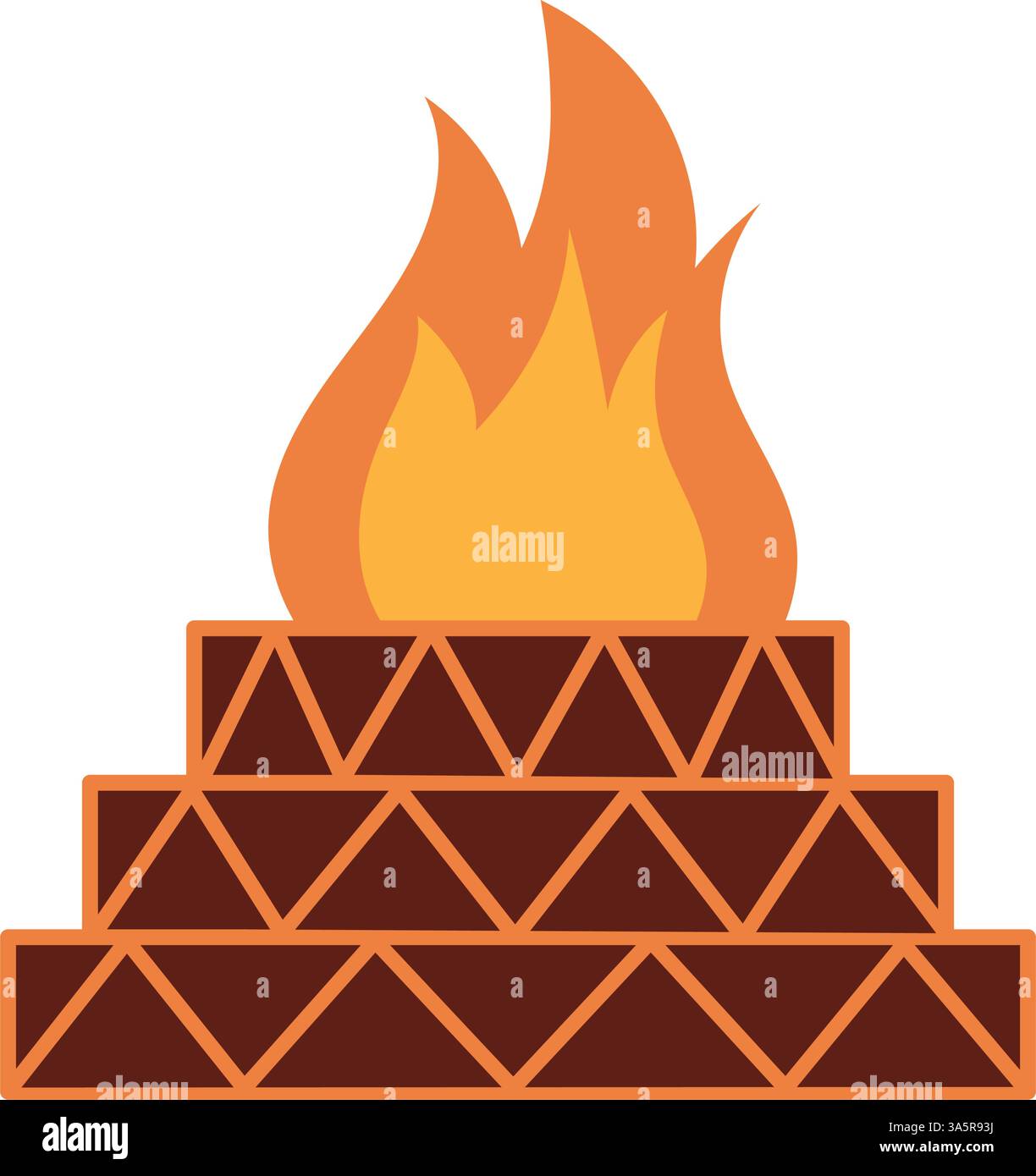 Tradition fire sacred Stock Vector Images - Alamy