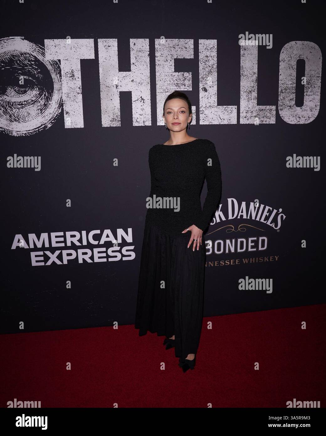 Ny. 23rd Mar, 2025. Molly Osborne in attendance for OTHELLO Opening ...