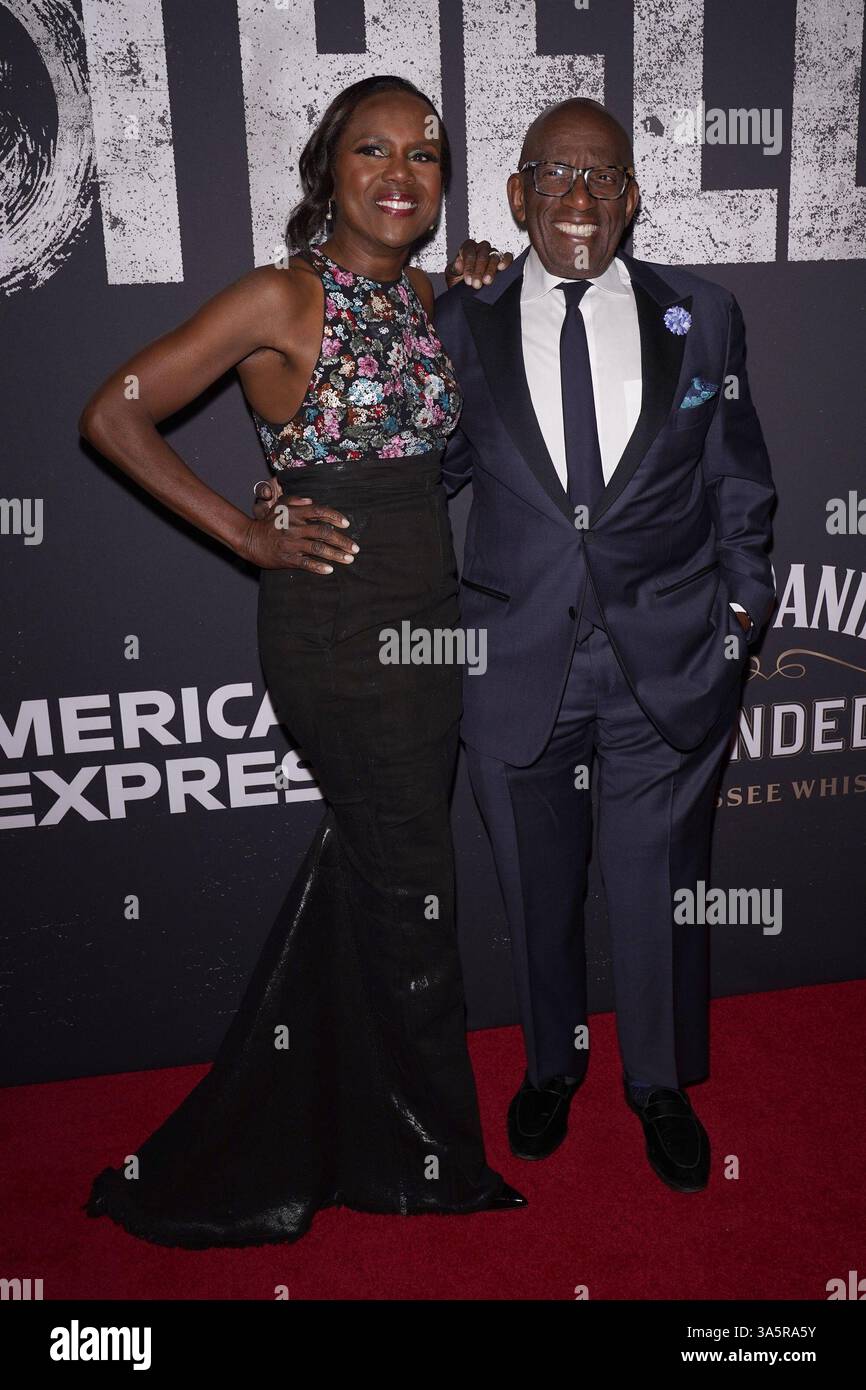 Ny. 23rd Mar, 2025. Deborah Roberts, Al Roker in attendance for OTHELLO ...