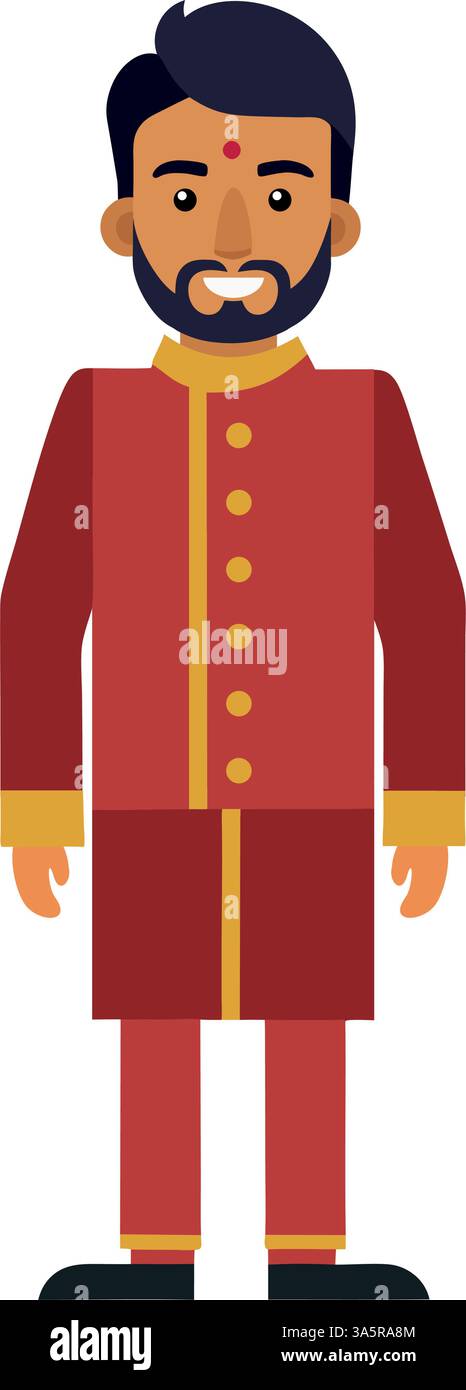 Indian Groom Royal Stock Vector Image & Art - Alamy